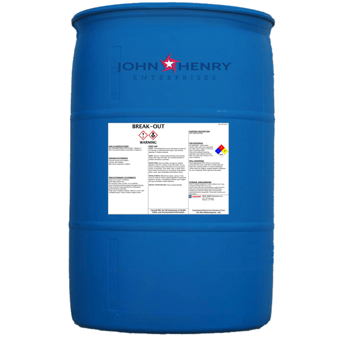 BREAK-OUT | Heavy Duty Water Based Degreaser | John-Henry Enterprises